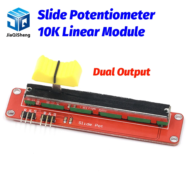 Slide Potentiometer 10K Linear Module Dual Output for Arduino AVR Electronic Block|Integrated ...