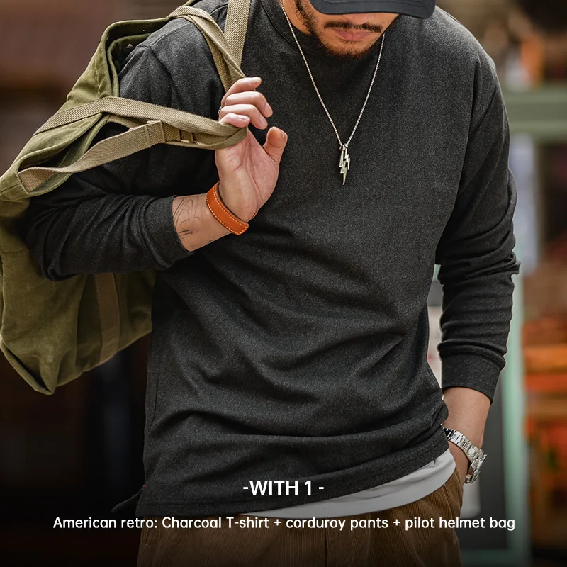 Maden-Camiseta-gruesa-informal-americana-para-hombre-su-ter-interior-c ...