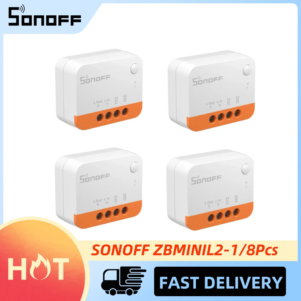 SONOFF Zigbee Mini L2 ZBMINIL2 Switch No Zero Line Required 100 240V ...
