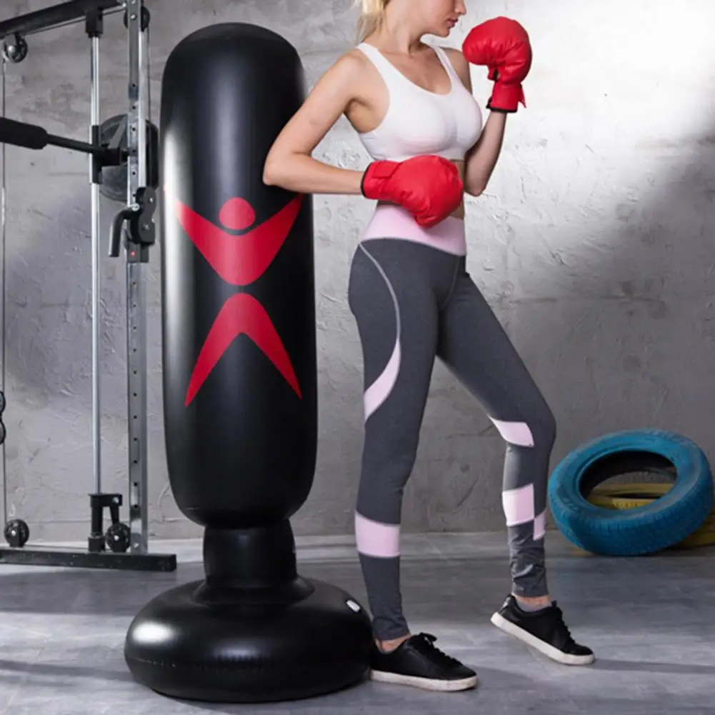 Saco-de-arena-de-boxeo-saco-de-boxeo-inflable-port-til-PVC-resistente ...