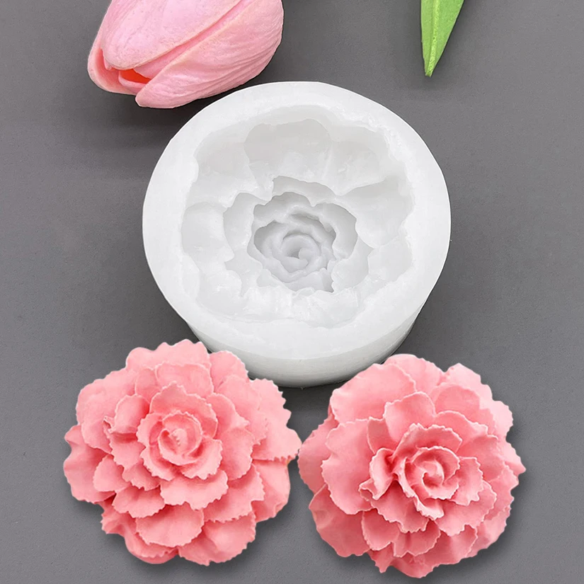Molde-de-silicona-de-flor-de-clavel-herramientas-de-decoraci-n-de ...