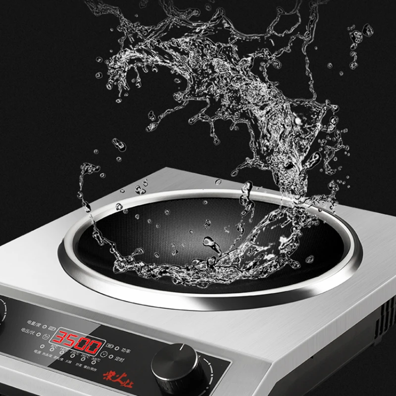 Concave-induction-cooker-commercial-3500W-high-power-household-wok ...