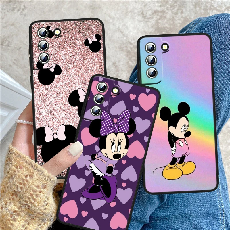 Cute Mickey Mouse Phone Case For Samsung S8 S9 S10 S20 S21 S22 Plus ...