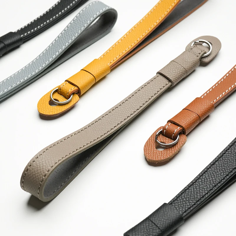 Mr.stone Palm pattern wrist strap Genuine Leather Camera Wrist Strap ...