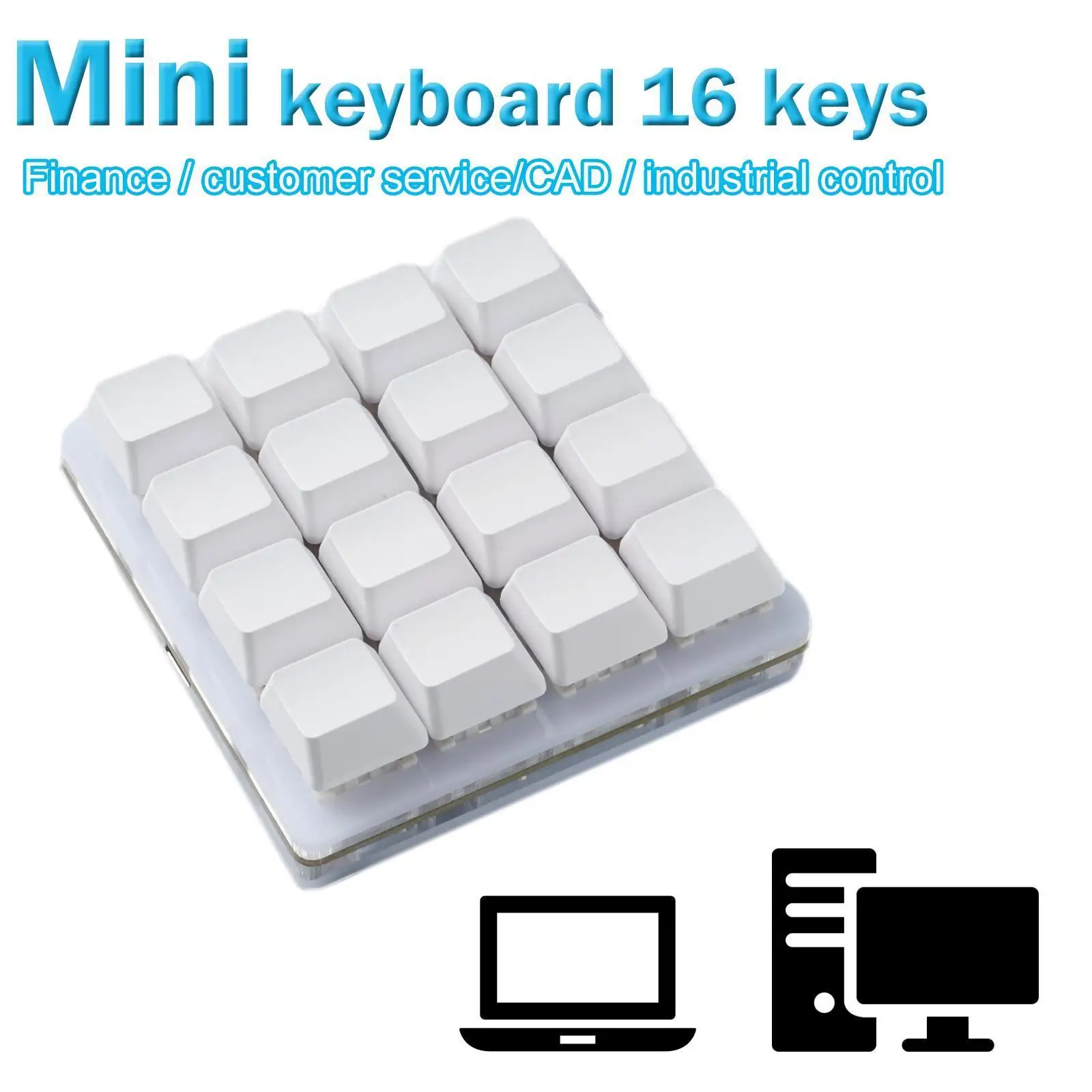 Programming Macro Keyboard Rgb Custom Keyboard 16 Keys Keyboard Gaming Hotswap Copy Keypad Paste