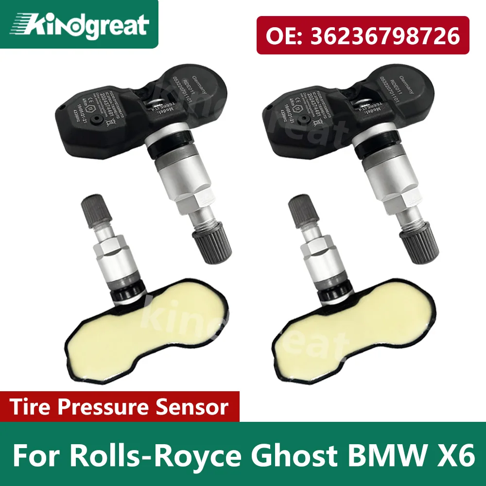 4PCS/Lot 36236798726 433MHz TPMS Tire Pressure Monitor System Sensor ...