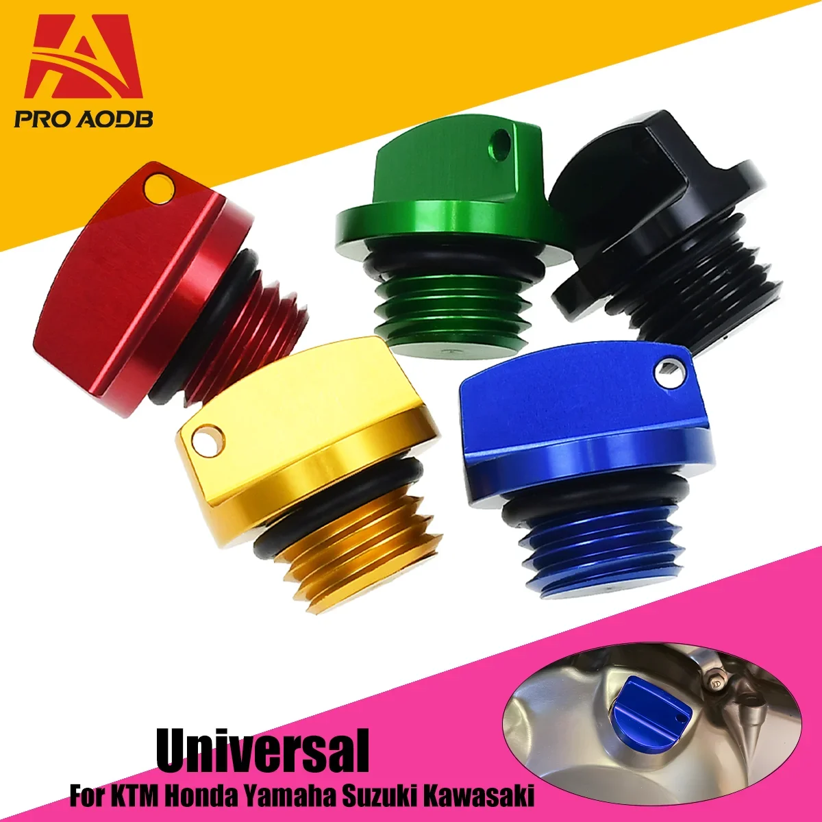 Motorcycle Crankcase Cap CNC Engine Oil Filler Screw Cover Plug M20*2.5 ...