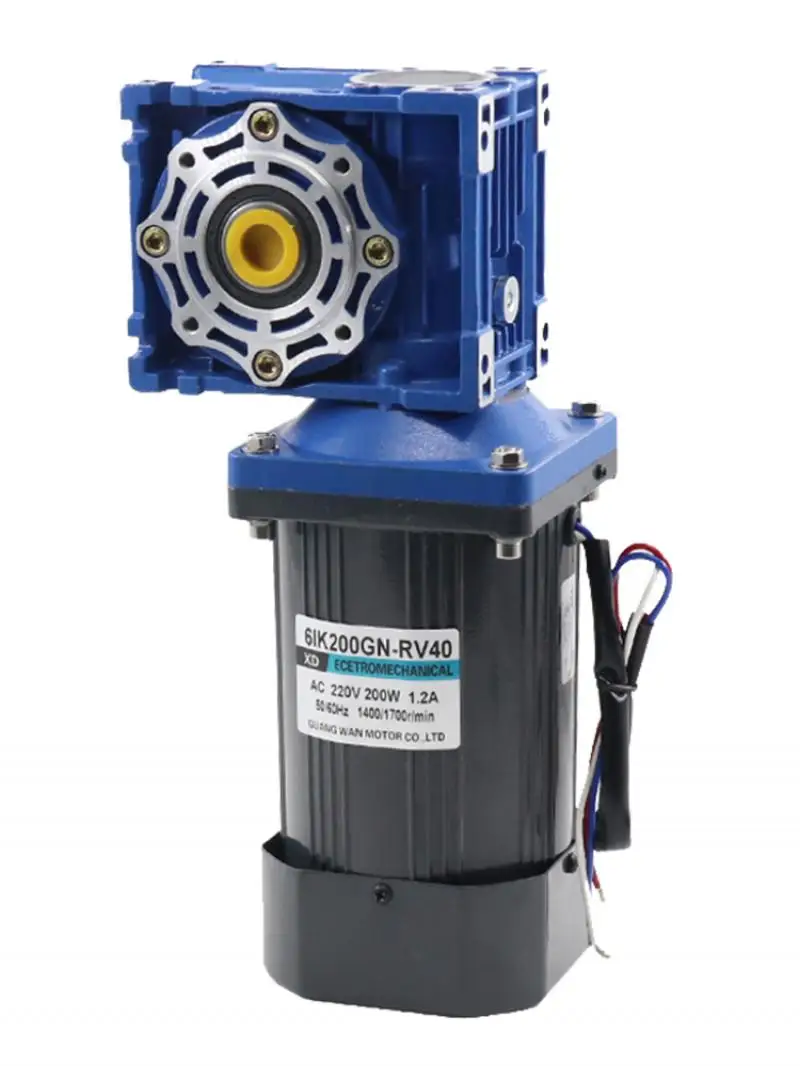 Motor reductor de engranaje helicoidal, regulador de velocidad de 200W ...