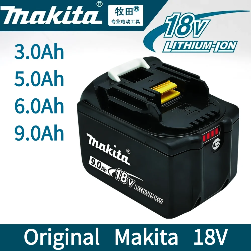 Original Genuine Makita 18V Li-ion Battery 3Ah 5Ah 6Ah 9Ah Rechargeable ...