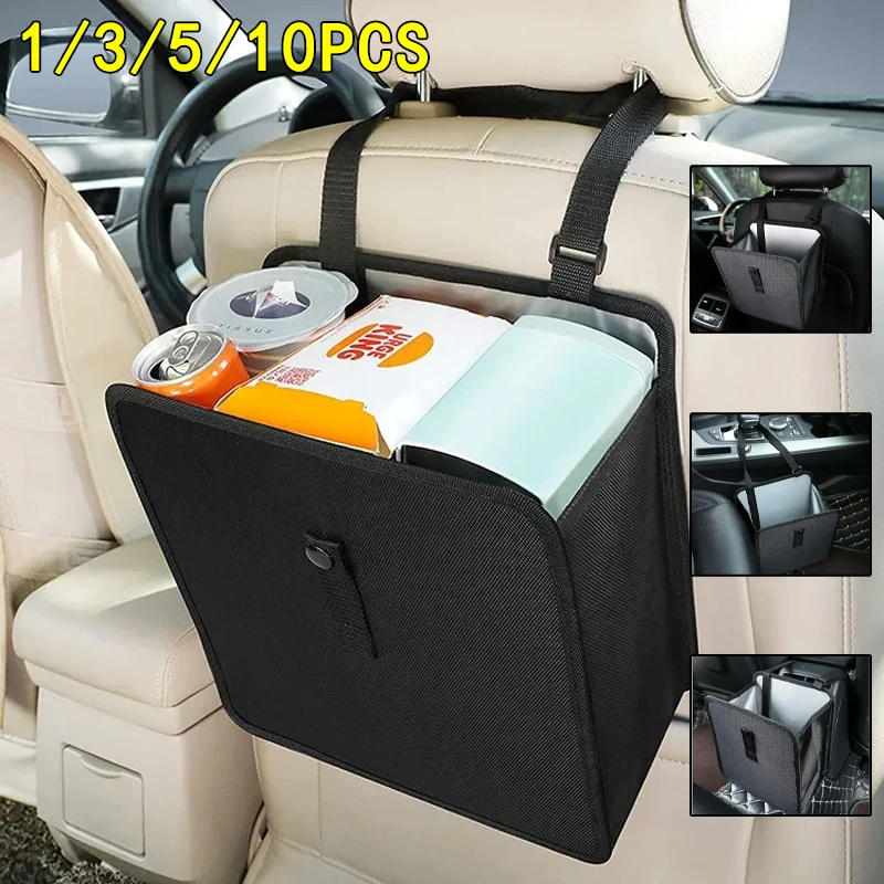 Large-Capacity-Car-Trash-Can-with-Adjustable-Strap-6-5L-Waterproof ...
