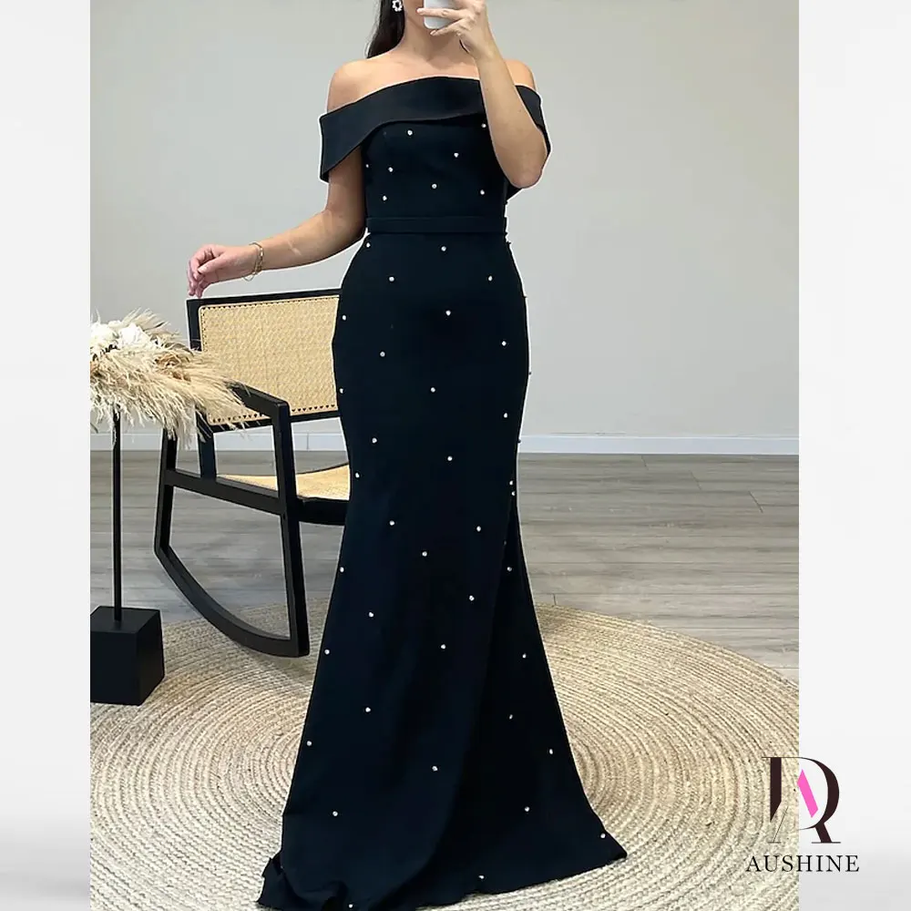 Aushine-Dress-Floor-Length-Luxury-Birthday-Evening-Dress-Short-Sleeves-Summer-Elegant-Wedding ...