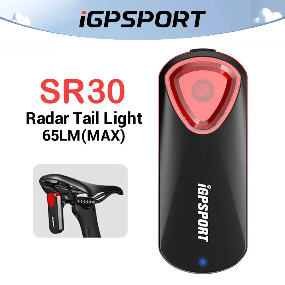iGPSPORT-SR30-Radar-Tail-Light-Smart-Rear-Bike-Light-Brake-Sensor ...