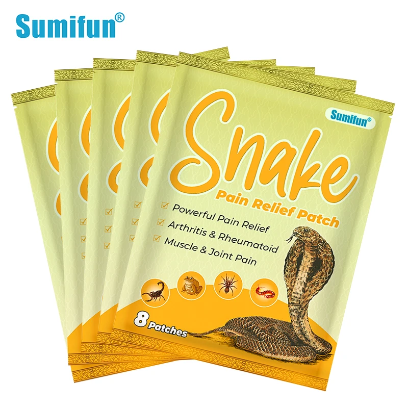 8-40Pcs-Sumifun-Snake-Venom-Patch-Joint-Medical-Pain-Plaster-Arthritis ...
