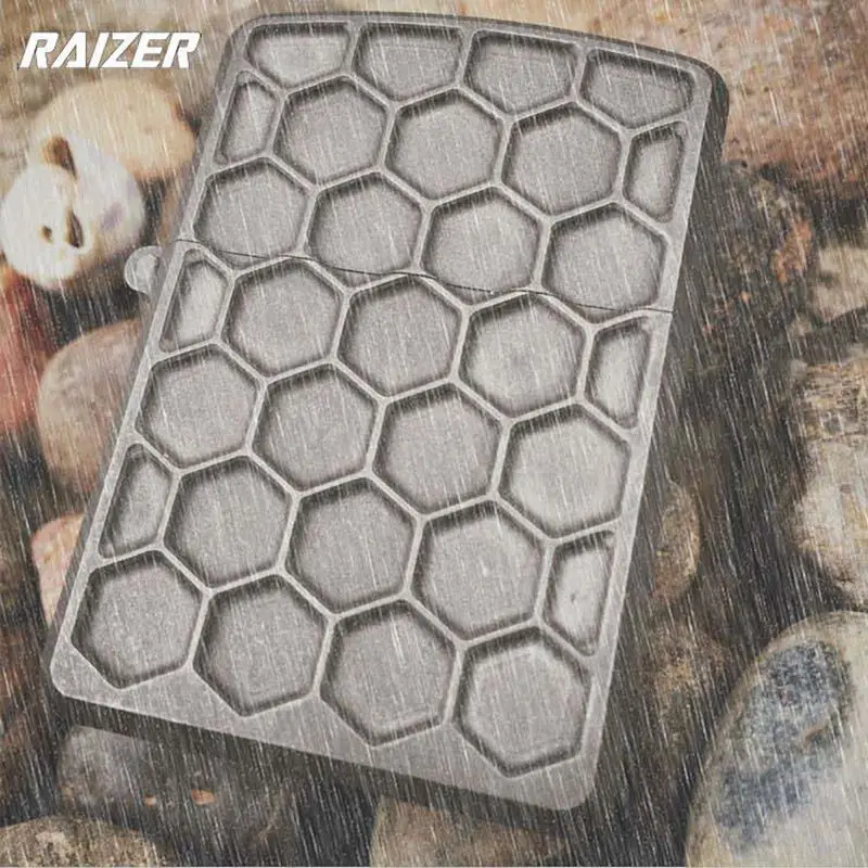 EDC Titanium Alloy Square Box Large Hinge Thick Shell Windproof Gift ...