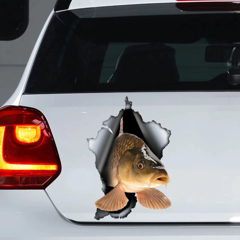 Jpct-fashionable-and-interesting-carp-stickers-for-cars-waterproof ...