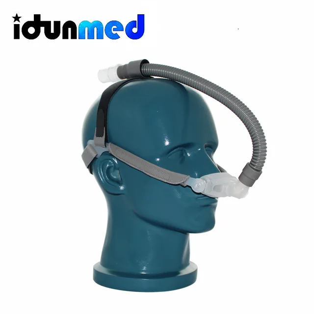 BMC CPAP Nasal Pillows Mask P2 NP With 3 Sizes Cushions Respirator Tube ...