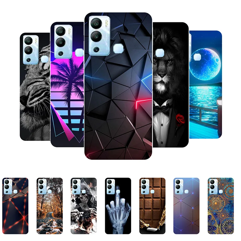 For Infinix Hot 12i Case Silicone Back Cover Phone Case For Infinix Hot ...