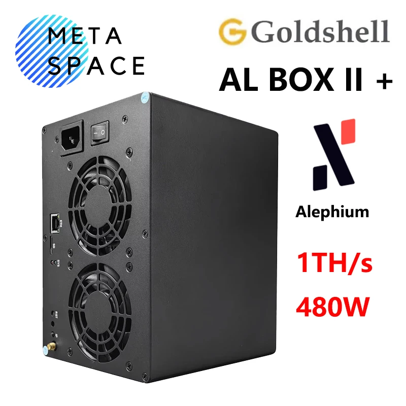 New-Goldshell-AL-Box-II-Plus-1TH-s-480W-ALPH-Miner-ALEPHIUM-Mining-With ...