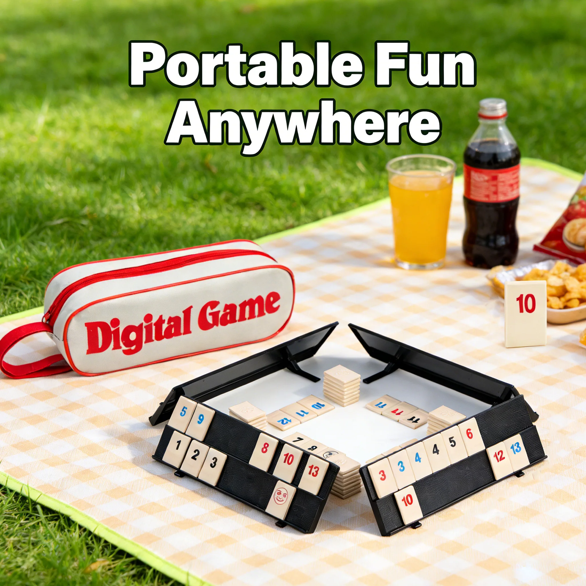 Travel Rummy Set, Rummikub, Rummybrix, Mahjong - Casual Party, Table ...