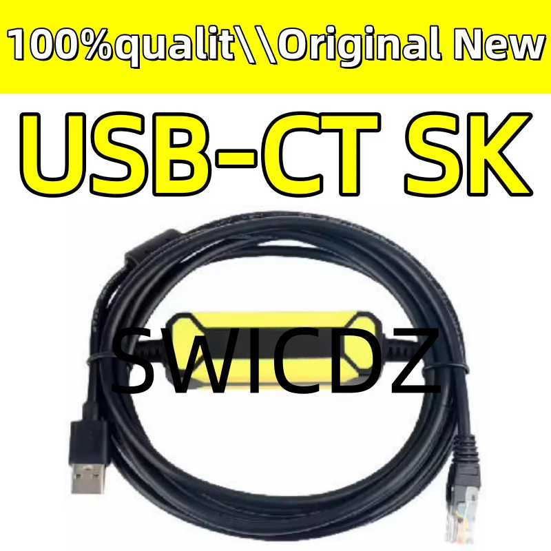 100% nuevo USB-CT/SK original Para VFD CT SK CT-USB-Cabo USB para RS485 ...
