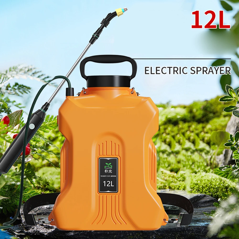 12L-Electric-Water-Sprayer-Rechargeable-Shouldered-Sprinkler ...