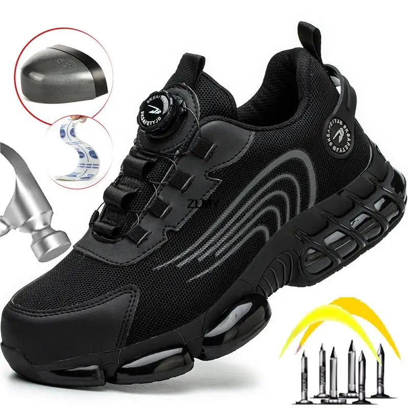 ZLMY-Safety-Shoes-Men-Rotary-Button-Steel-Toe-Sneaker-Men-s-Work-Shoes ...