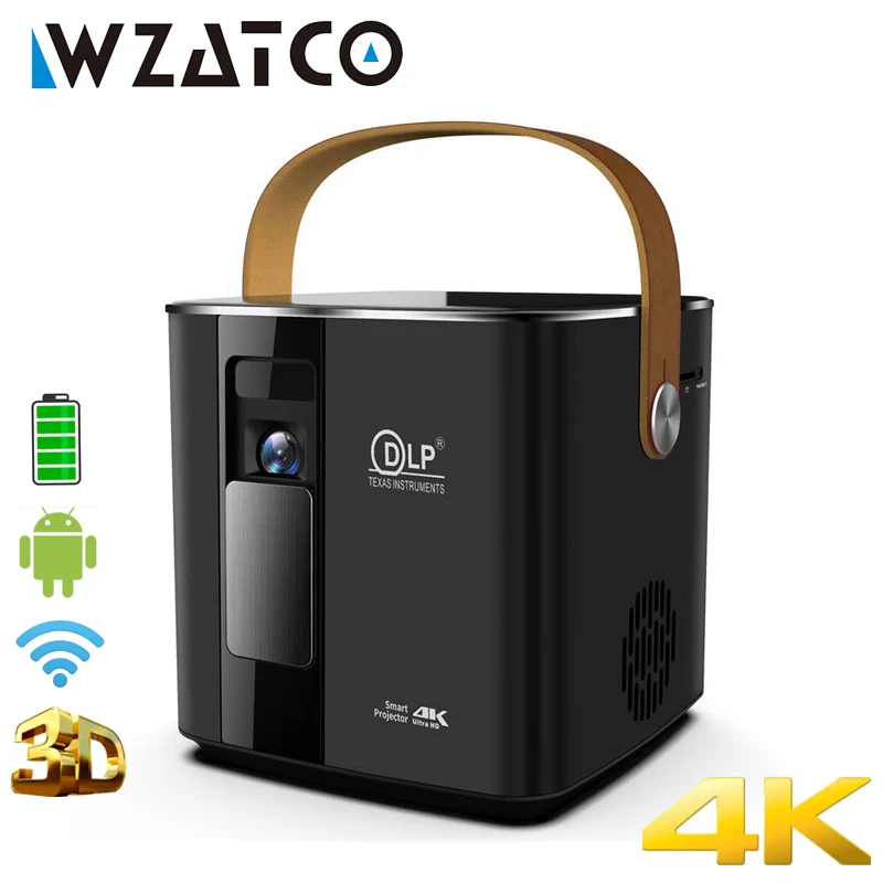 WZATCO-P12-Full-HD-1080P-4K-3D-Projector-Smart-Android-WIFI-USB-DLP ...