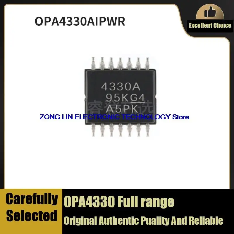5-50Pcs-Lot-Operational-Amplifier-OP-Amp-OPA4330AIPWR-TSSOP14-New ...