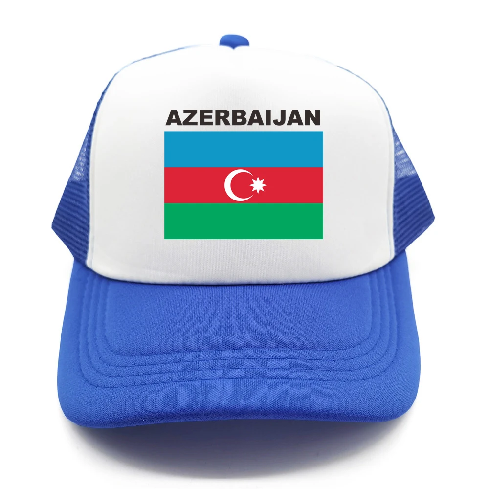 Summer Azerbaijan Trucker Cap Men Funny Azerbaijan Hat Baseball Cap ...