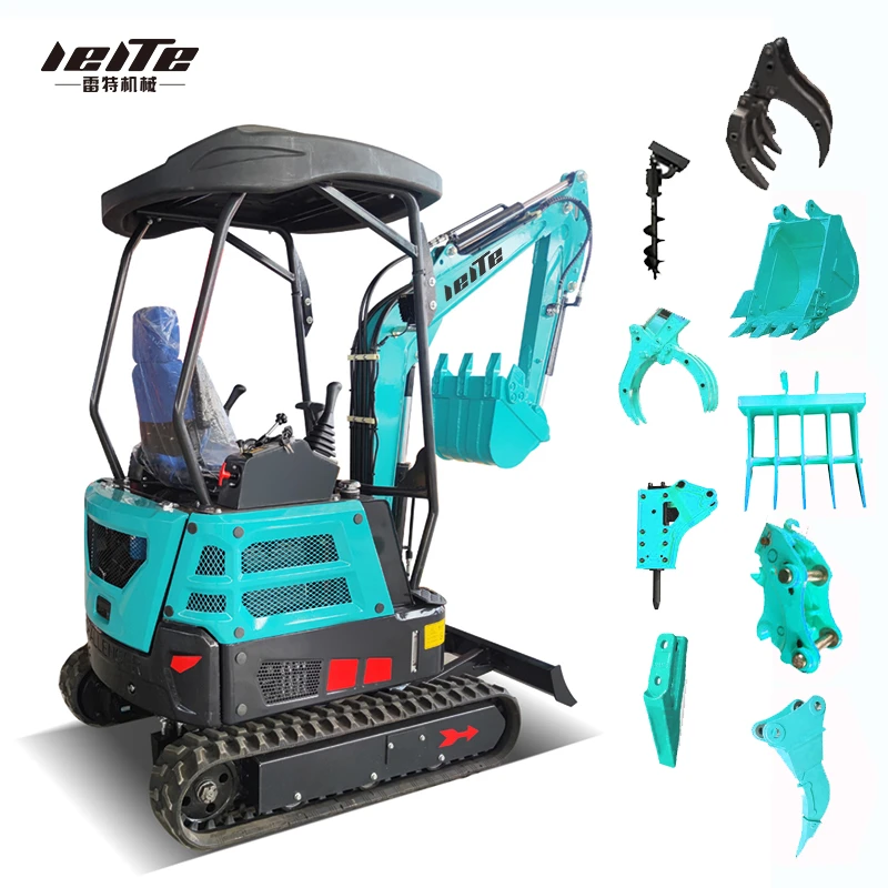 Lt1018 China Mini Bagger 1.8ton Mini Excavator For Sale - Ladder ...