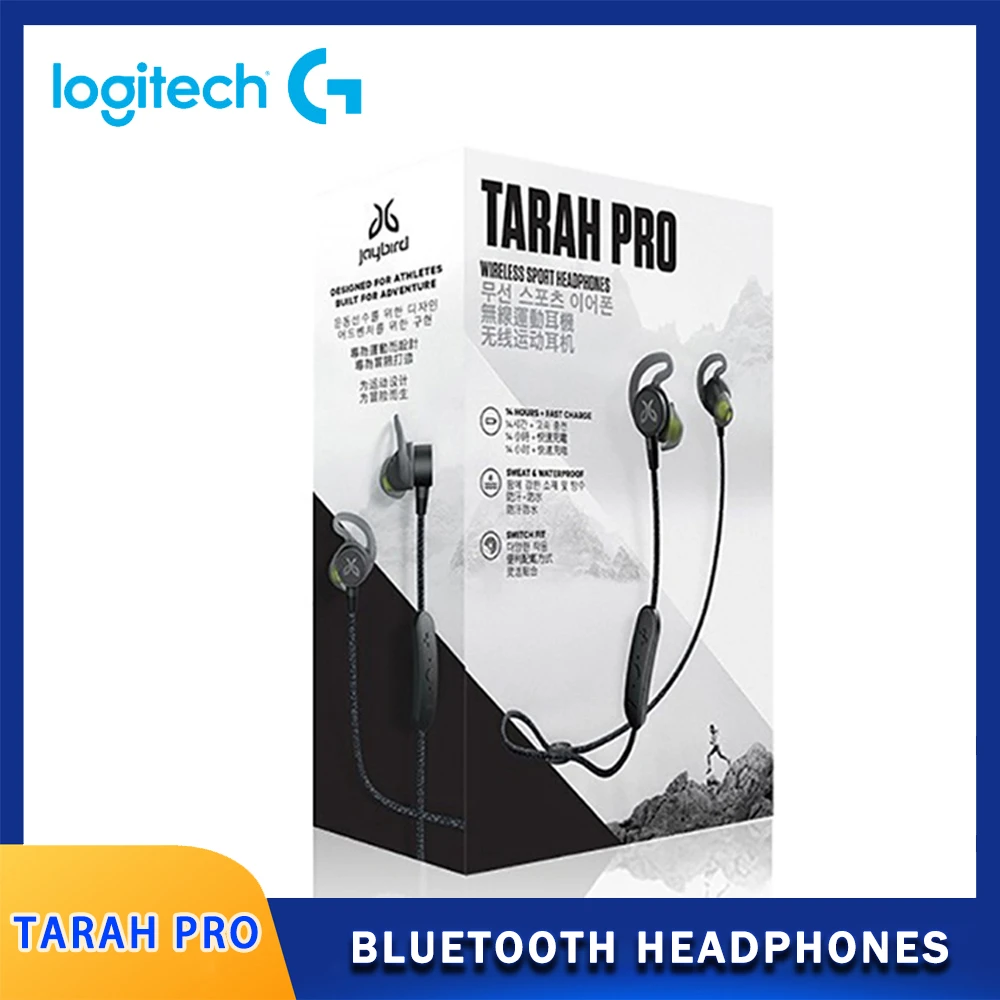 Logitech Jaybird Tarah Pro Wireless Bluetooth In Ear Sports Headphones ...