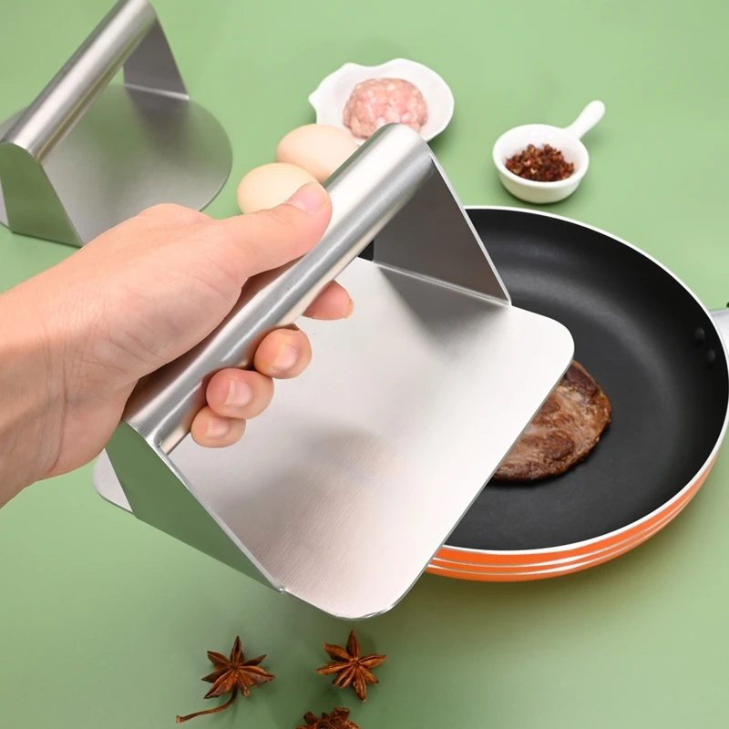 Stainless-Steel-Burger-Press-Non-Stick-Hamburger-Patty-Maker-Burger ...