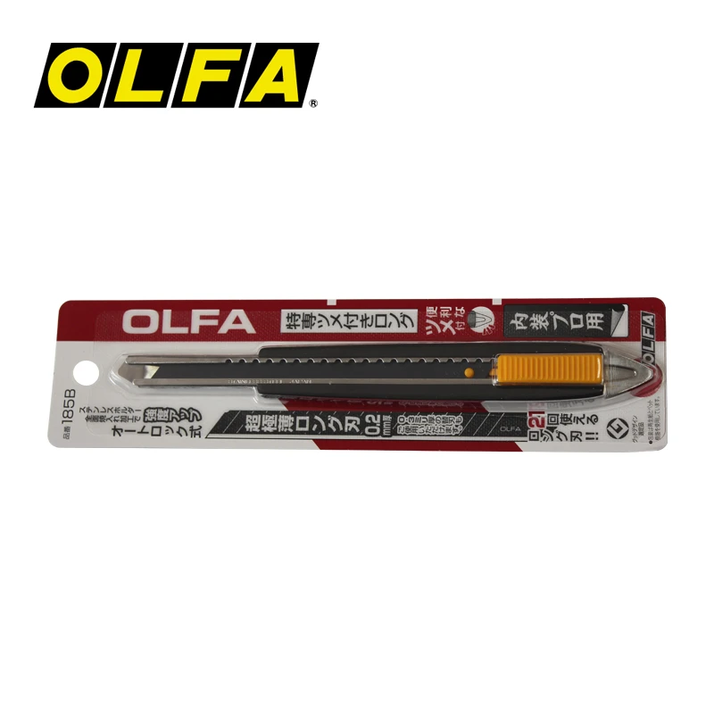 OLFA 185B Blade 9mm Snap-off Utility Long Cutter Knife for Wallpaper Work
