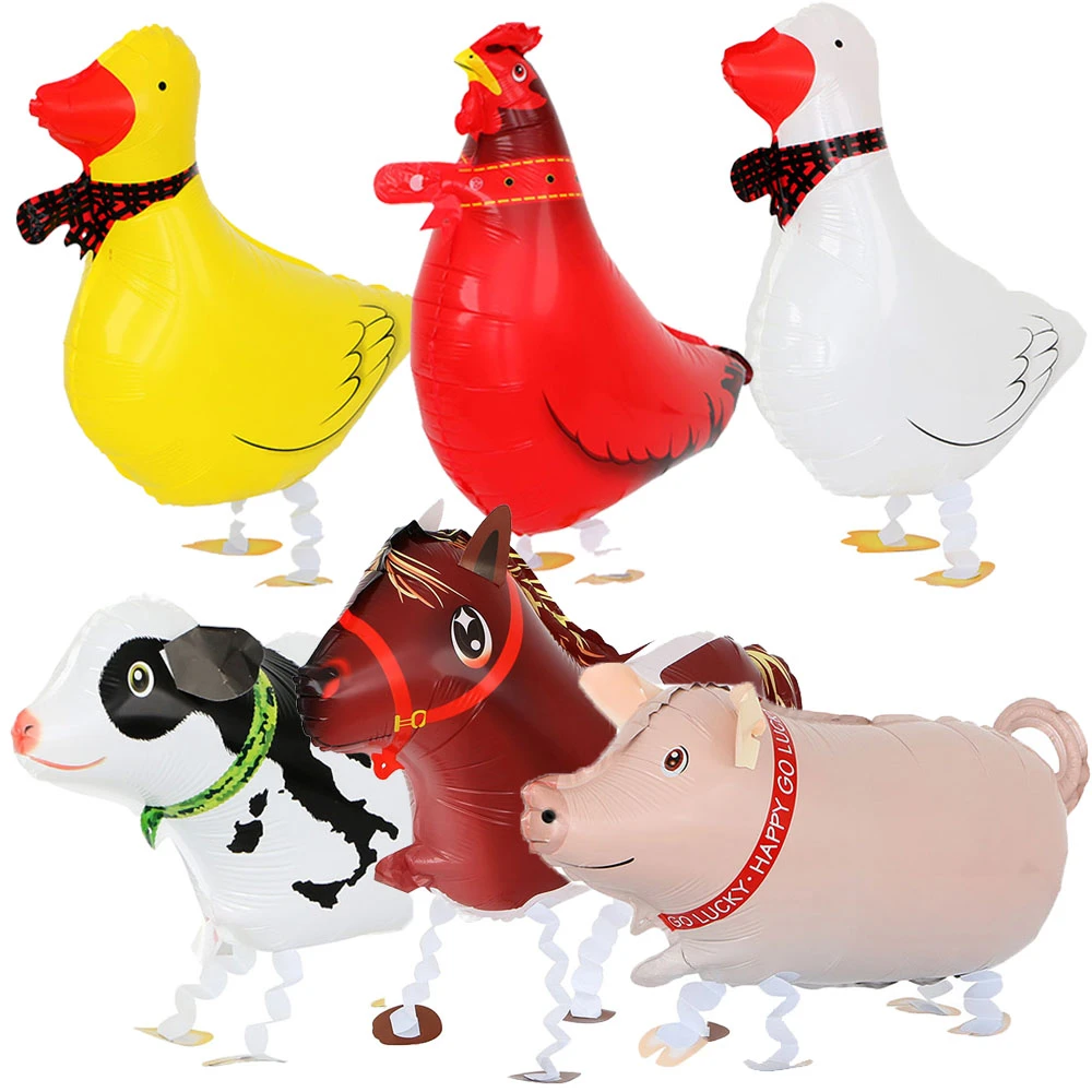 Birthday Party Decoration Farm | Balloons Birthday Animals Farm ...