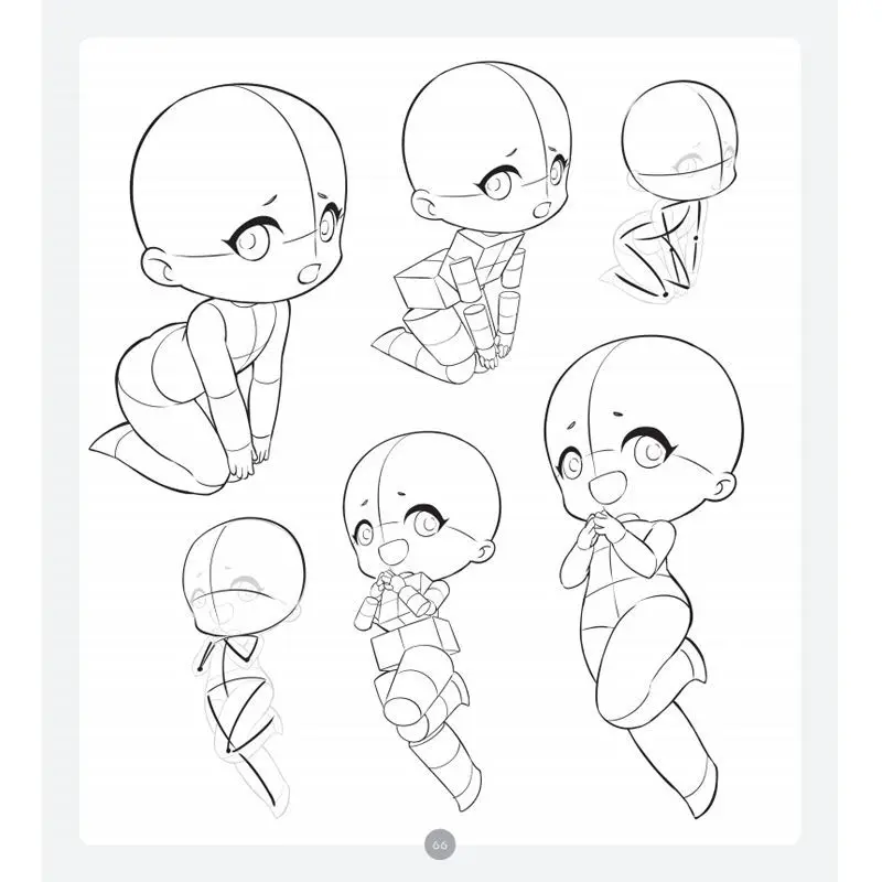 Anime Chibi Body Outline