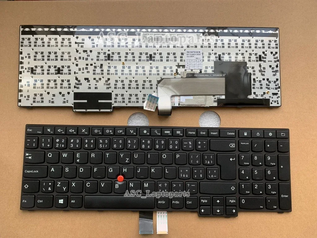 New Czech Slovak čeština slovenčina Keyboard For Lenovo Thinkpad E550 ...