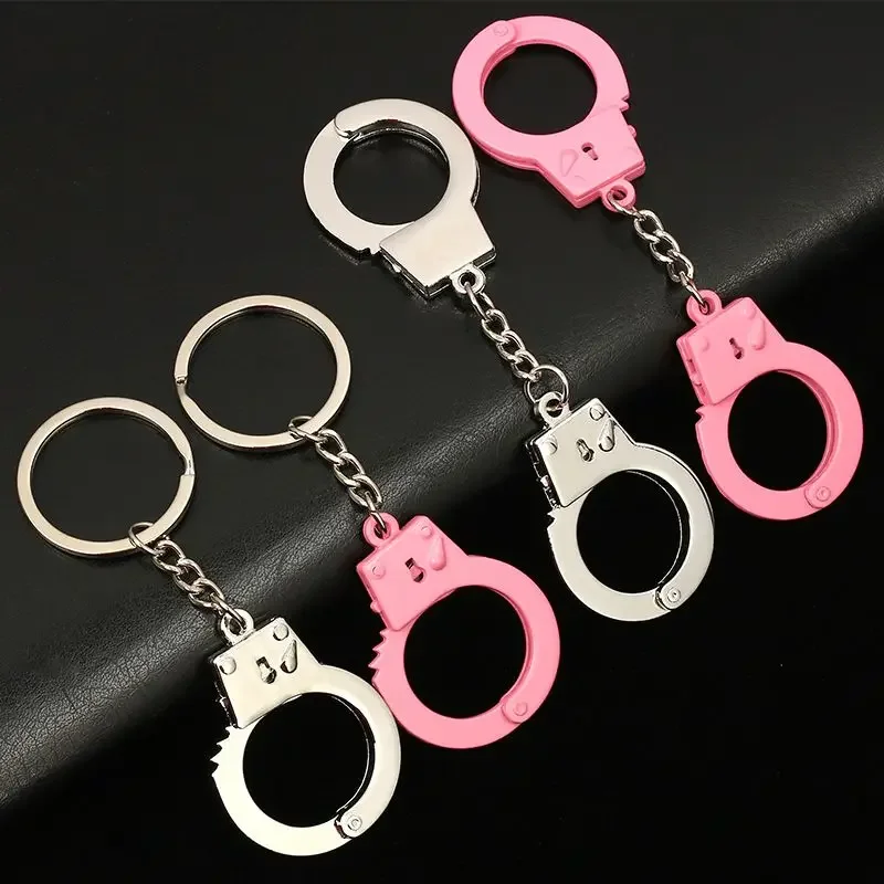 New-Car-Universal-Keychain-Mini-Simulation-Small-Handcuffs-Metal ...