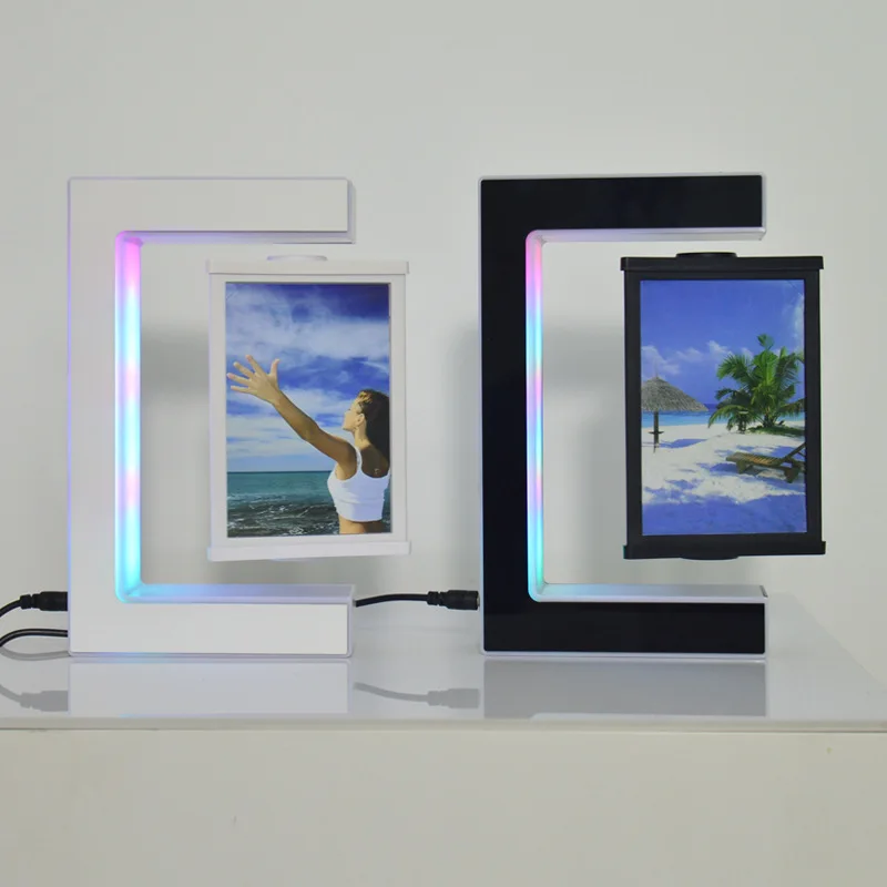 Magnetic-Levitating-Picture-Photo-Frame-Creative-Night-Light-With-Led ...