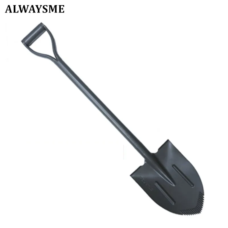 ALWAYSME Car Shovel Catalpa For Car Travel Camping Hunting Fishing
