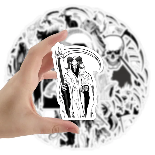 Grim Reaper Airbrush Stencil