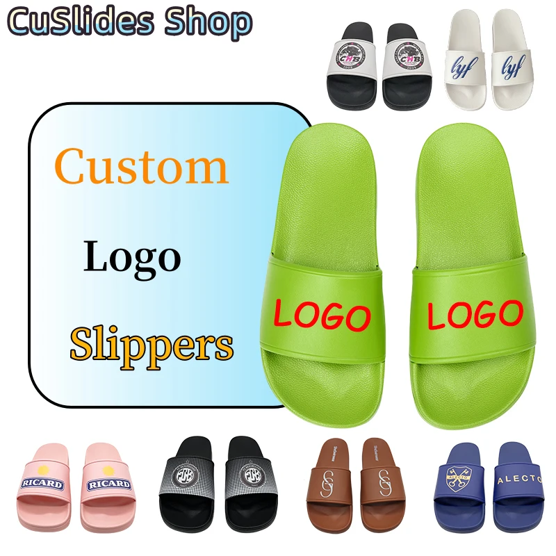 New-Design-Custom-Logo-Slippers-Bulk-Order-Slides-Wholesale-Custom ...