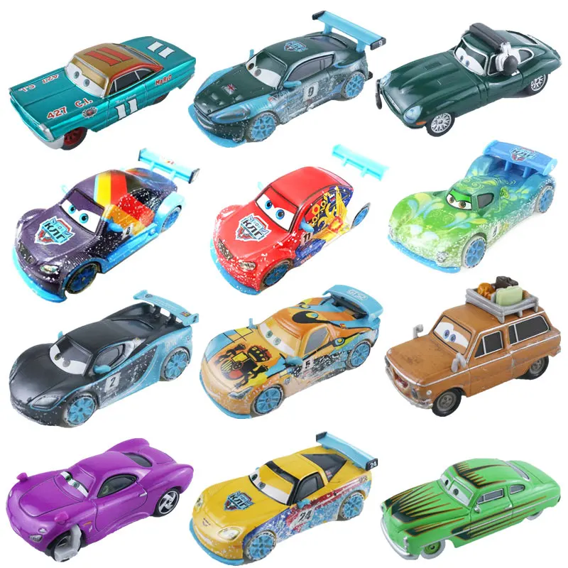1-55-Disney-Pixar-Cars-Snowflake-Edition-Longge-rally-Cars-Holley-alloy ...