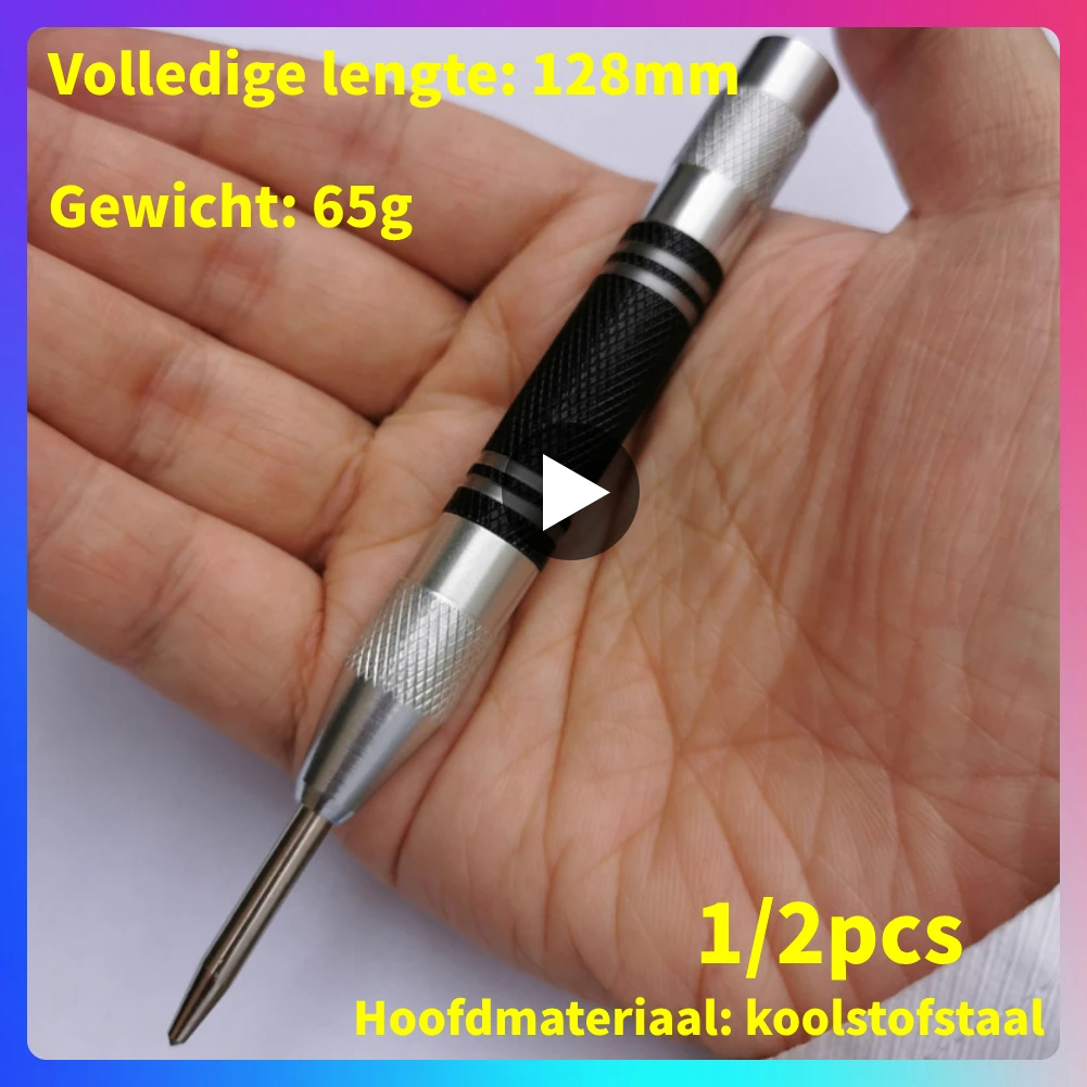 Super-Strong-Automatic-Center-Punch-Adjustable-Steel-Spring-Loaded ...