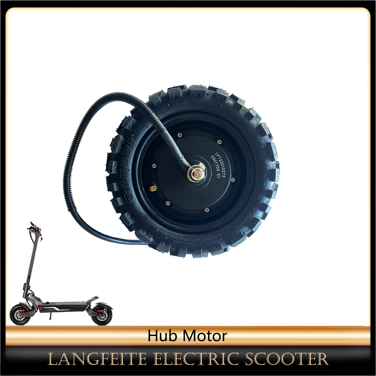 Langfeite-60V-2400W-Motor-11Inch-Electric-Scooter-Hub-Motor-Front-Drive ...