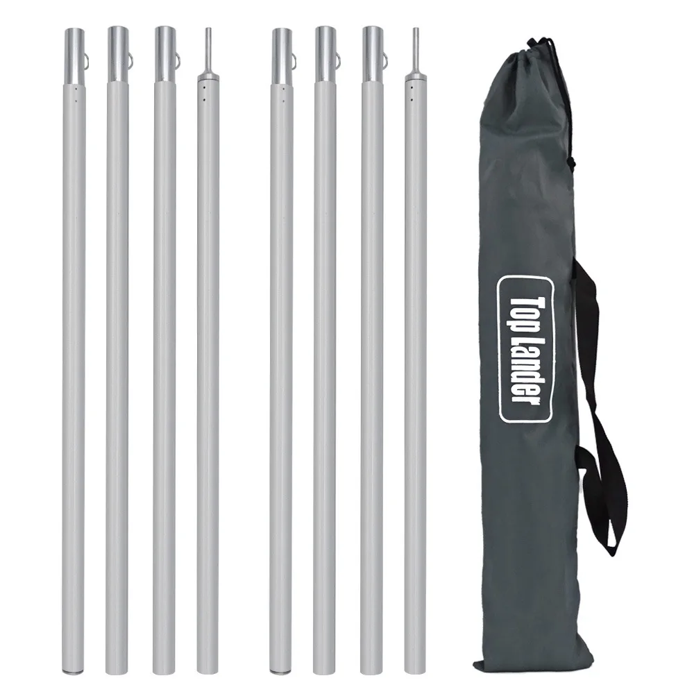 Adjustable-Tarp-Poles-Aluminum-Awning-Support-Pole-with-Storage-Bag ...