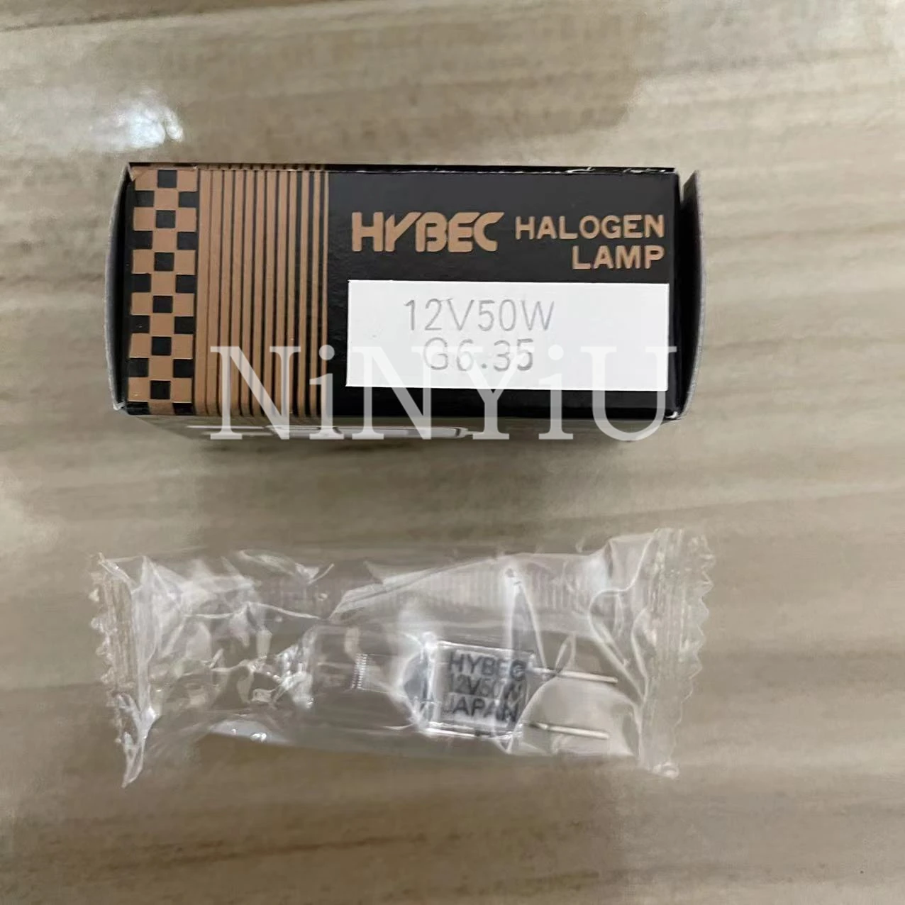 Original Hybec 12V50W Halogen Lamp 12V 50W HYBEC Microscope lamp ...