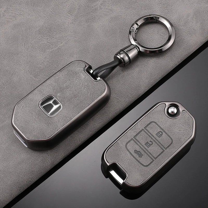 TPU-Leather-Car-Key-Case-Full-Cover-Shell-for-Honda-Civic-CR-V-HR-V ...