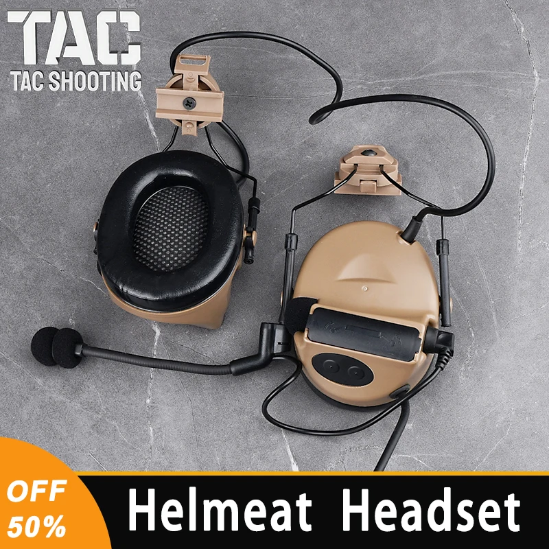 WADSN-C2-Comtac-II-Tactical-Helmet-Headset-Outdoor-Hunting-Shooting ...