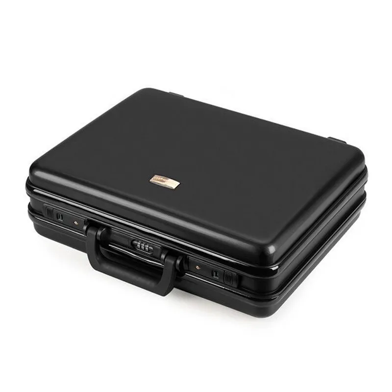 ABS+Aluminum Business Briefcase - TSA Lock Tool Storage Case with ...