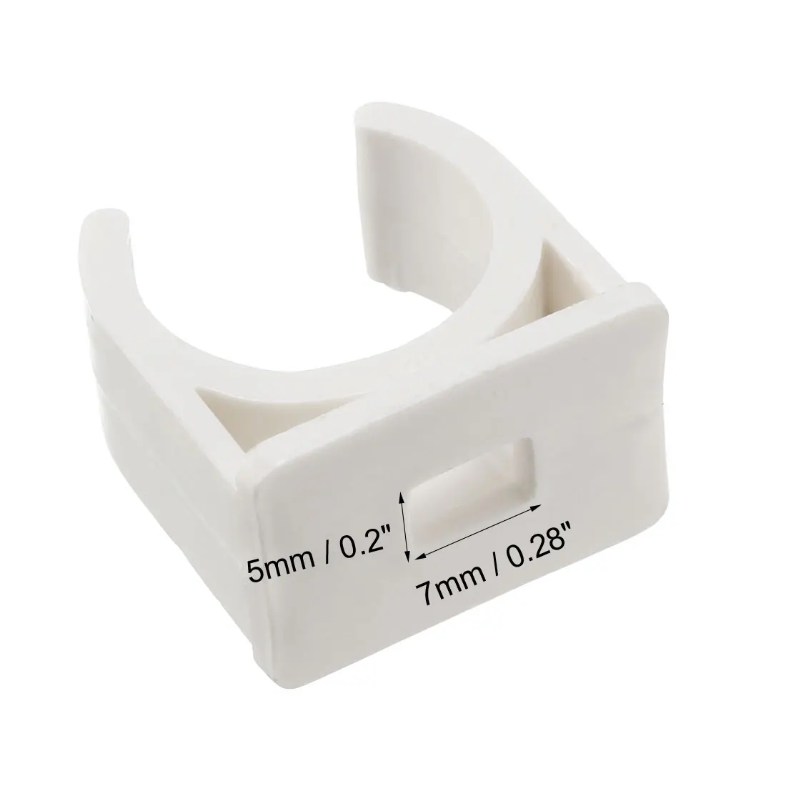 20mm Pipe Clamps Uxcell - 12-Pack 1/2 Inch (20mm) Hose Support Clips ...